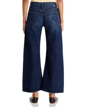 MOTHER Lil Lemon Twist High Rise Wide Leg Jeans