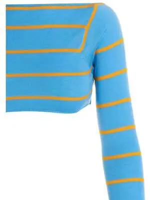 Emilio Pucci Cut-out Cropped Sweater