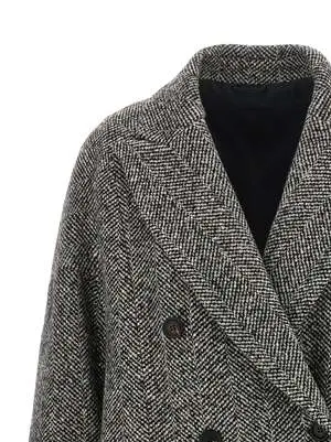 Brunello Cucinelli Dazzling' Chevron Coat