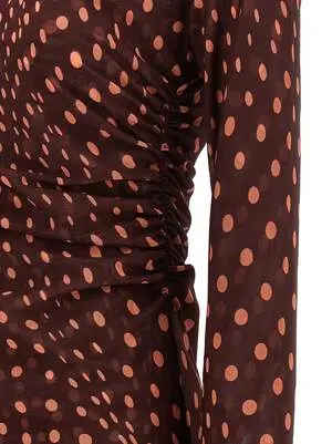Stella McCartney Polka Dot Mesh Dress