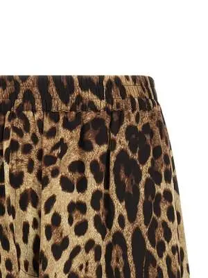 Dolce & Gabbana Leopard Shorts
