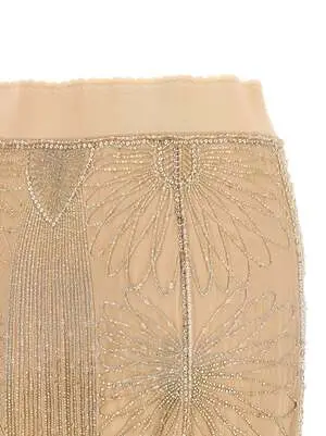 Attico Beads Embroidery Skirt
