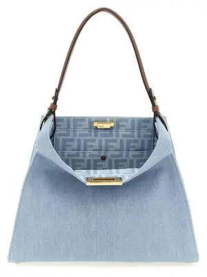 Fendi Way' Medium Handbag - Blue