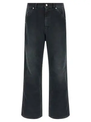 Marni Cargo Jeans In Cotton Denim