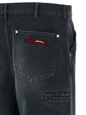 Marni Cargo Jeans In Cotton Denim