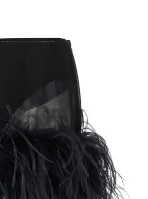 Attico Feather Skirt