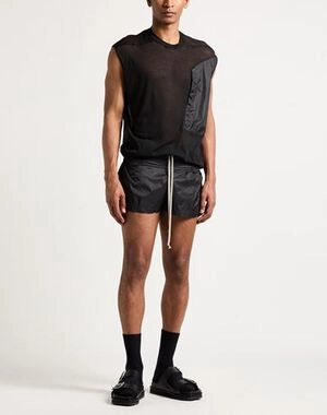 Rick Owens Polyamide Crinkled Formal Shorts