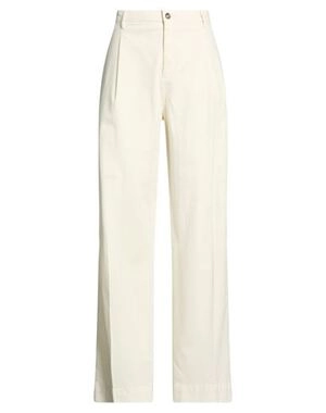 BRIGLIA 1949 Woman Pants Ivory Size 8 Modal, Cotton, Elastane Ivory