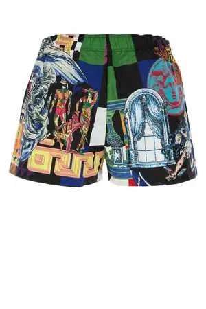 Versace Printed Polyester Swimming Shorts
