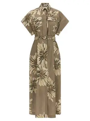 Brunello Cucinelli Chemisier Dress - Green