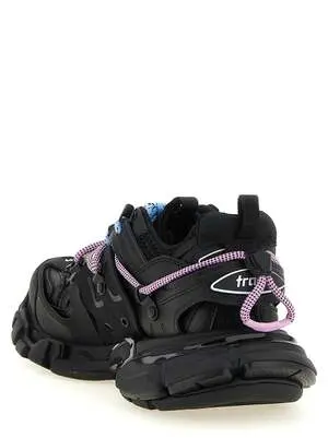 Balenciaga Track Trail Lace Up Sneakers - Black