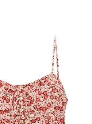 Isabel Marant Étoile Vickia' Floral Print Cotton Jumpsuit