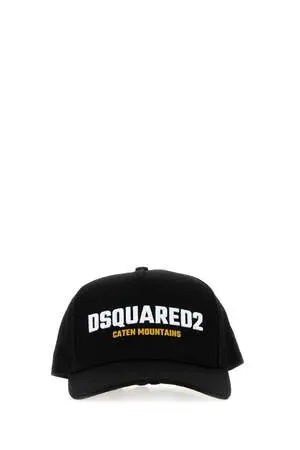 Dsquared2 Gabardine Baseball Cap - Black