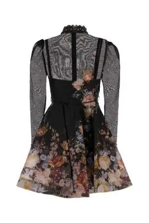 Zimmermann Printed Organdy Valiant Mini Dress