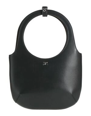 COURREGES Handbag In Calfskin - Black