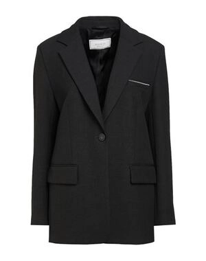 Peserico Blazer Size Polyester, Viscose, Cotton, Elastane - Grey