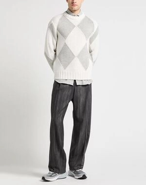 LARDINI Wool Intarsia-knit Sweater