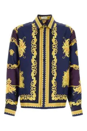 Versace Printed Silk Shirt - Multicolor