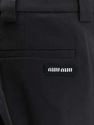 Miu Miu Stretch Poplin Trousers