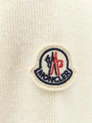 Moncler Nylon Down Jacket With Virgin Wool Inserts