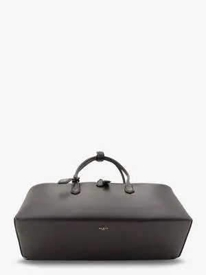 Alaïa Delta Medium Leather Handbag - Brown