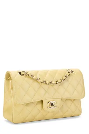 Chanel Iridescent Quilted Caviar Classic Double Flap Small