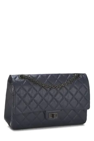 Chanel Calfskin 2.55 So Black Reissue Flap 226
