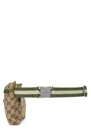 Gucci Original Gg Web Double Pocket Waist Pouch