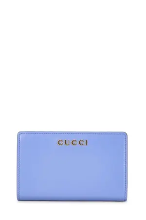 Gucci Script Wallet - Blue