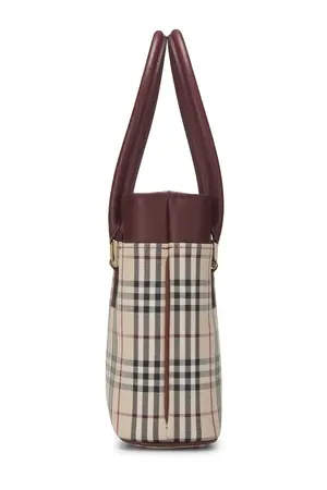 Burberry Check Jacquard Handbag