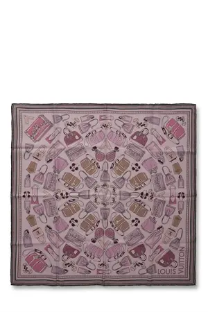 LOUIS VUITTON Silk Scarf - Pink