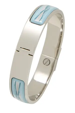 Hermès Silver Loquet Bangle