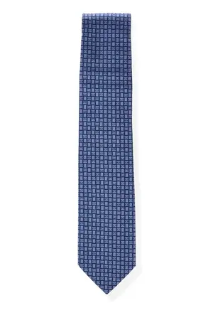 Hermès Jaquard Tie - Blue