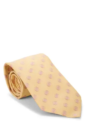 Hermès Jacquard Tie - Yellow