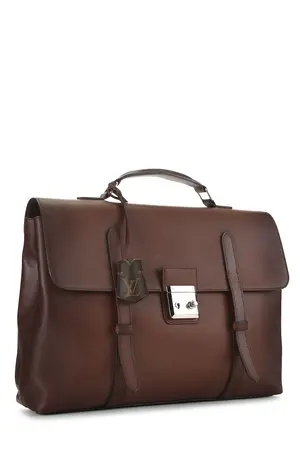 LOUIS VUITTON Calfskin Cartable Briefcase