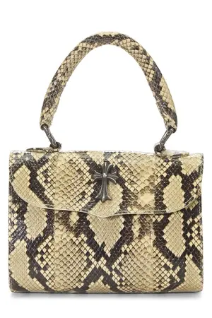 Chrome Hearts Multicolor Python Cross Top Handle Bag - Multi
