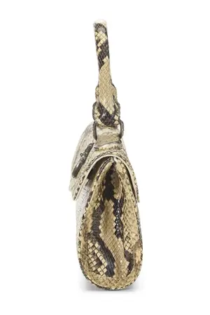 Chrome Hearts Multicolor Python Cross Top Handle Bag