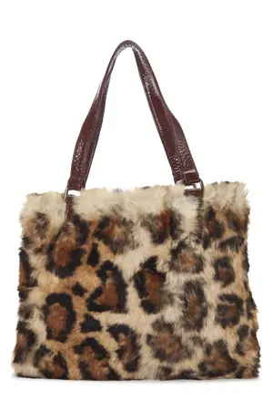 Chrome Hearts Multicolor Fur Tote Bag