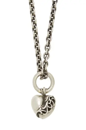 Chrome Hearts Heart Pendant Necklace