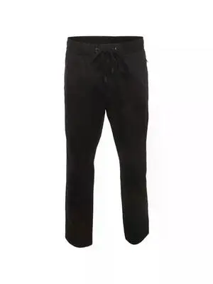 Dolce & Gabbana Logo-plaque Drawstring Trousers - Black