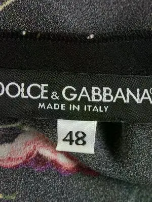 Dolce & Gabbana Printed Crepe Blouse