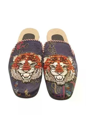 Gucci Princetown Embellished Mules