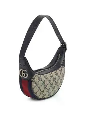 Gucci Mini Ophidia Gg Supreme Hobo Bag - Blue