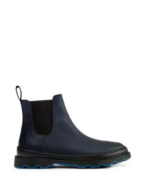 Camper Brutus+ Nubuck-leather Ankle Boots - Blue