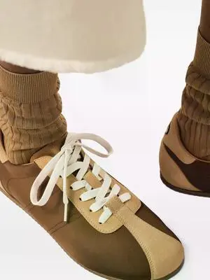AMI Paris Nylon Soft Sneakers