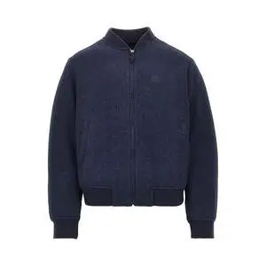 Etro Jerey Jacket With Jacquard Arnica Motif - Blue