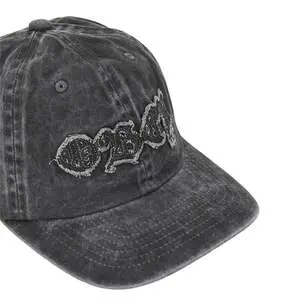 Obey Pigment Dyed Cotton Twill Baseball Hat With Logo Patch