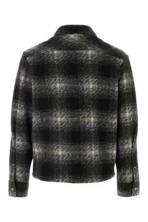 Moncler Embroidered Flannel Shirt