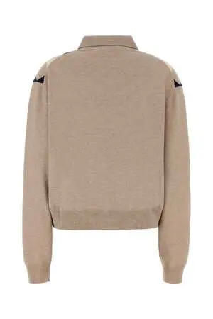 Miu Miu Cashmere Polo Shirt - Brown