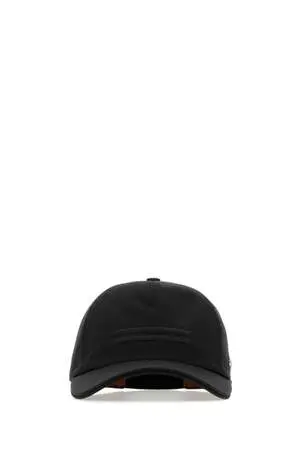 Zegna Polyester Baseball Cap - Black